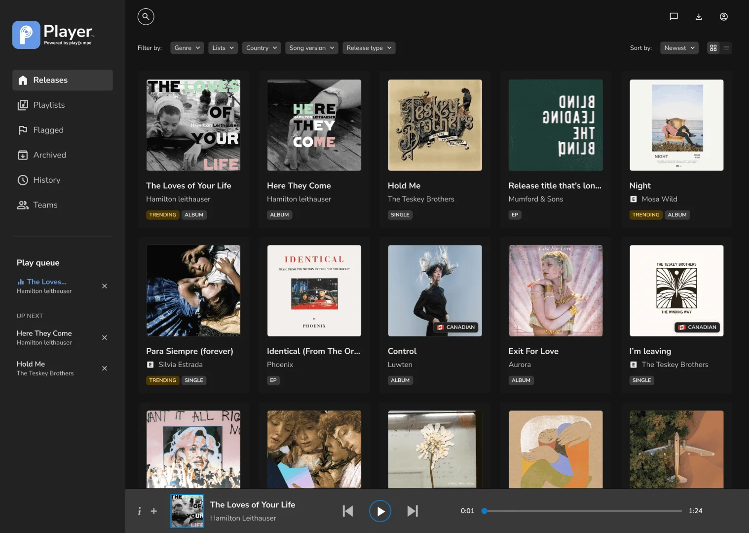 Promote, Track and Discover music with Play MPE®